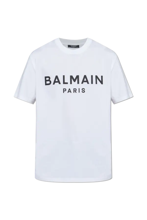 Balmain T-shirt With Printed Logo
