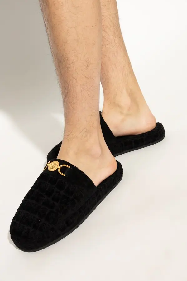 Versace Slippers With Logo