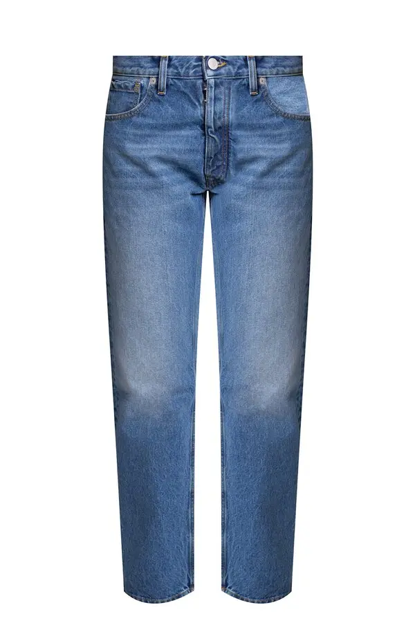 MAISON MARGIELA Distressed Straight-leg Jeans - Blue