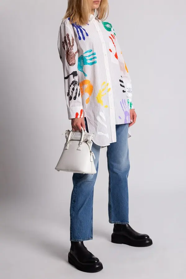 MAISON MARGIELA Distressed Straight-leg Jeans