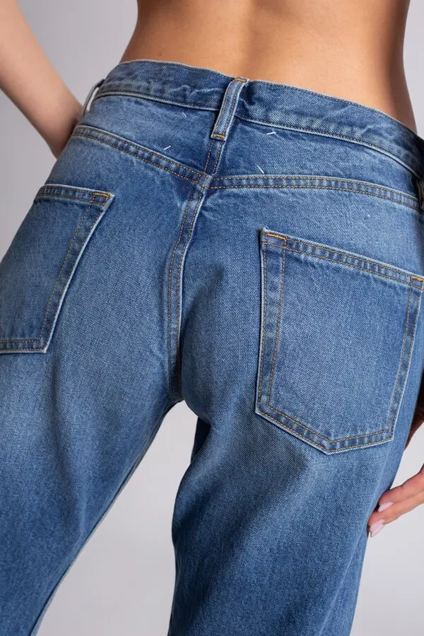 MAISON MARGIELA Distressed Straight-leg Jeans