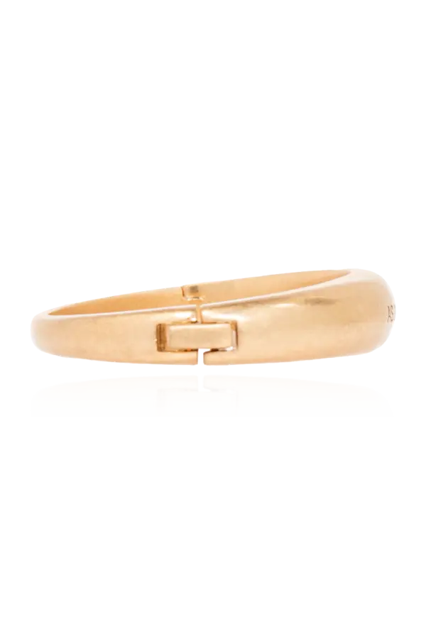 ALLSAINTS Brass Bracelet With Zirconia - Gold