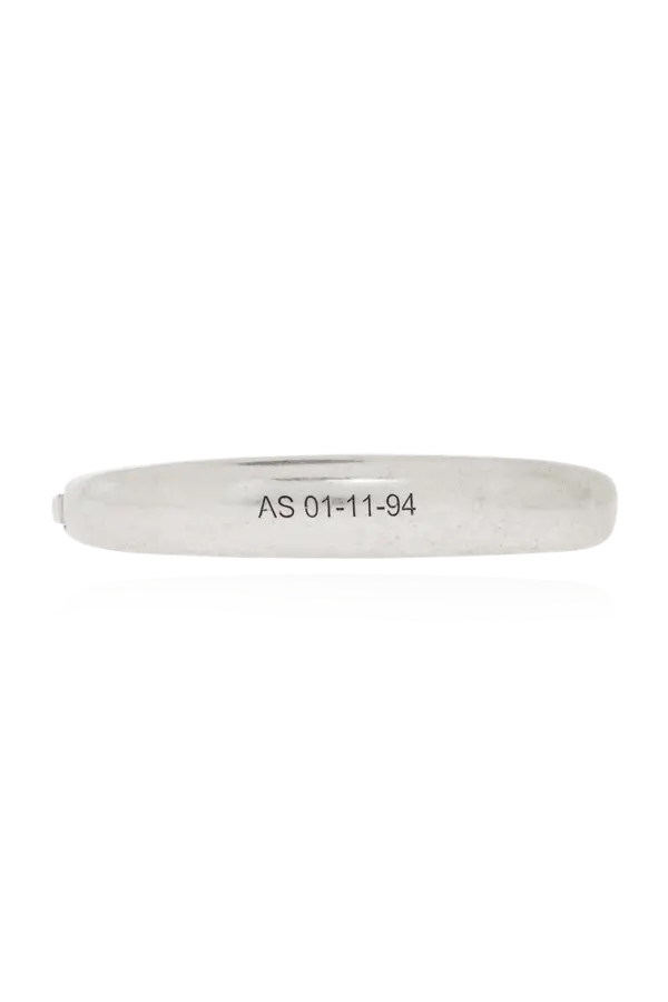ALLSAINTS Brass Bracelet With Cubic Zirconia - Silver