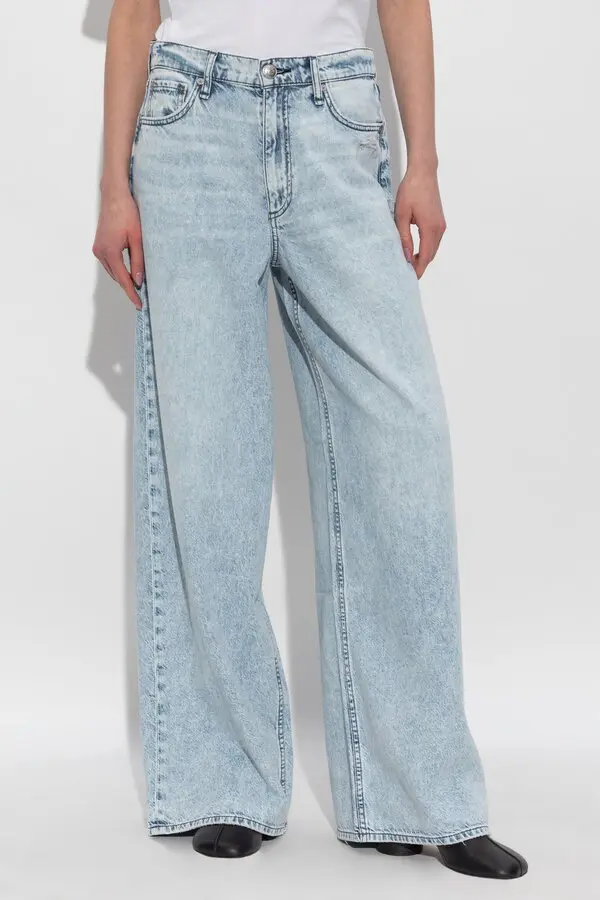 Rag & Bone Featherweight Sofie Wide-leg Jeans