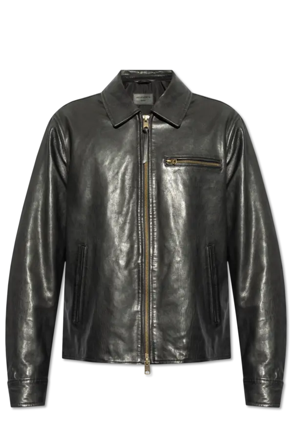 ALLSAINTS Miller Leather Jacket - Black