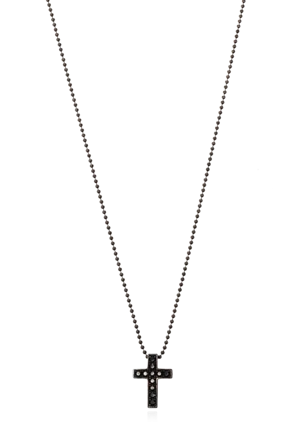 Dsquared2 Cross Charm Necklace - Silver