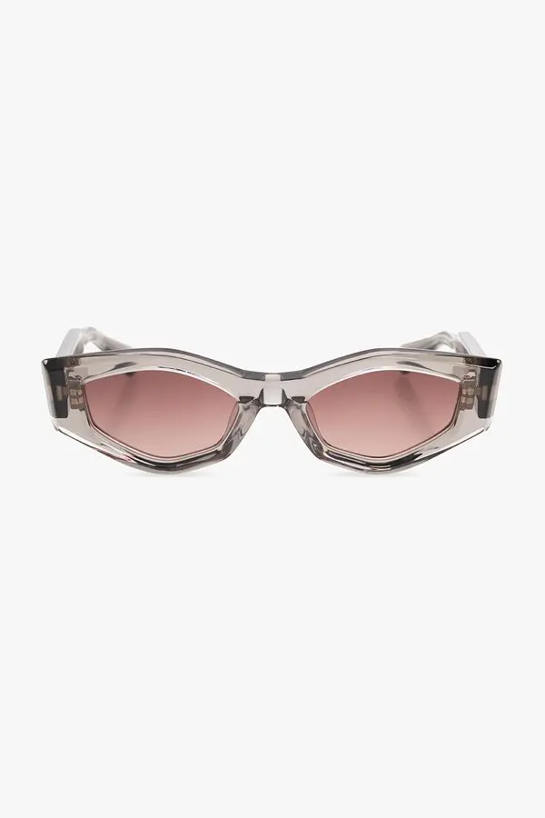 Valentino Garavani Sunglasses With Logo - Grey