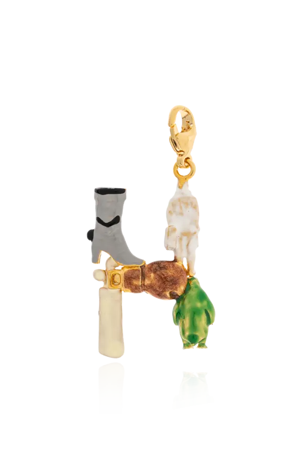 Marni Sculptural Letter Pendant - Multicolour