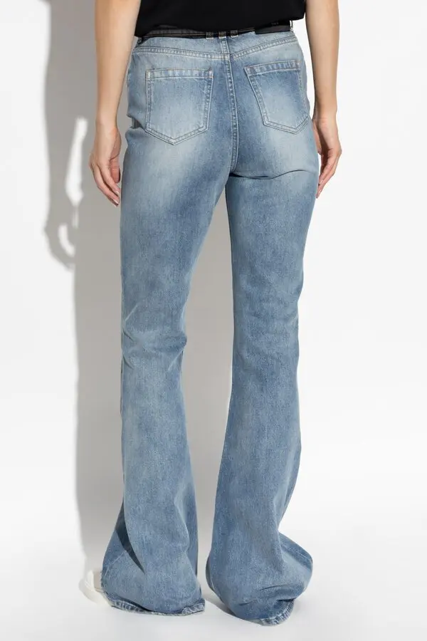 Balmain Flared Rigid Denim Jeans