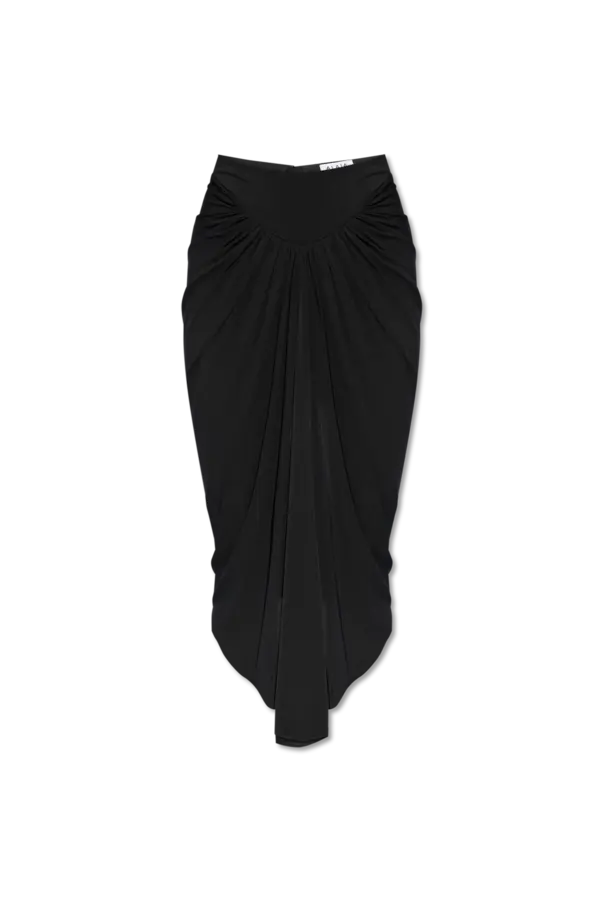 Alaïa Draped Skirt - Black