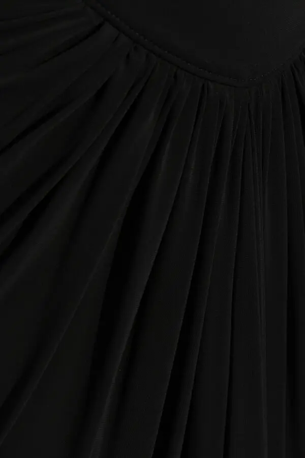 Alaïa Draped Skirt - Black