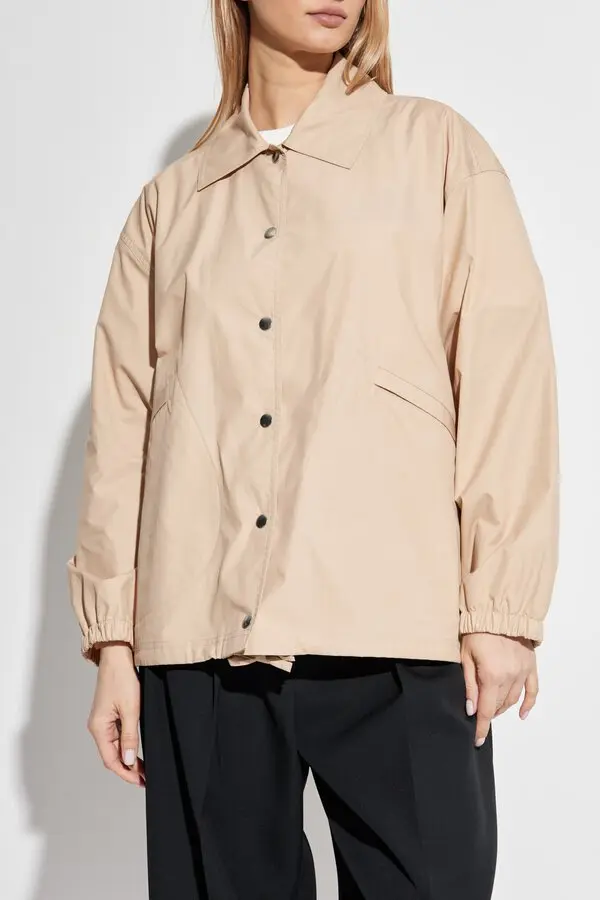 JIL SANDER Loose-fitting Cotton Jacket - Beige