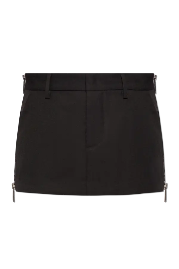 Dsquared2 Skirt With Decorative Zippers