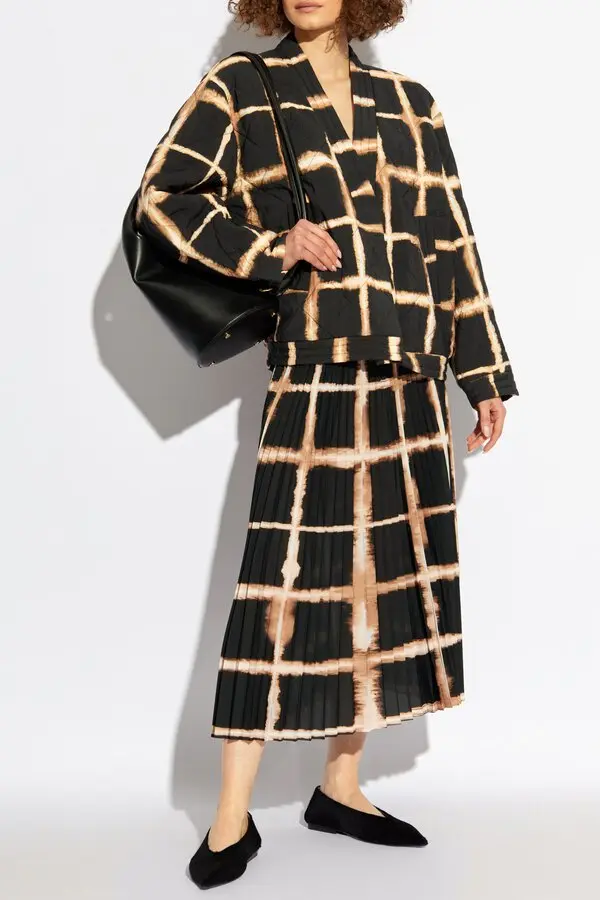 Munthe Geometric Patterned Jacket With Pockets