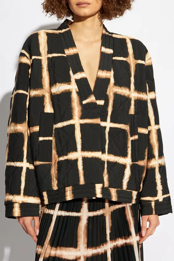 Munthe Geometric Patterned Jacket With Pockets