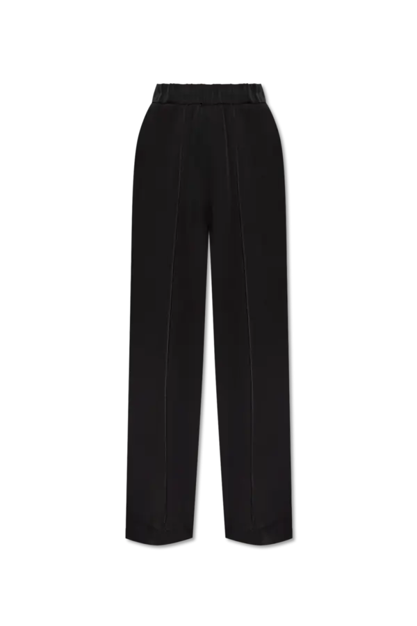 JIL SANDER Pleated Trousers - Black