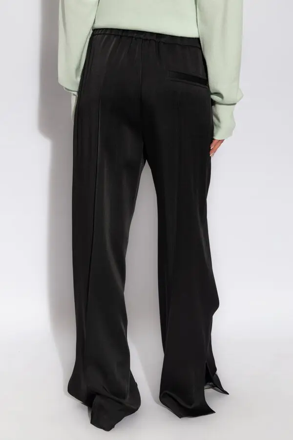 JIL SANDER Pleated Trousers - Black
