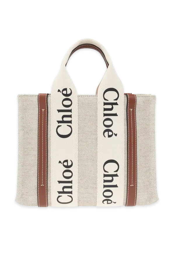 Chloé Woody Shopper Bag - Beige