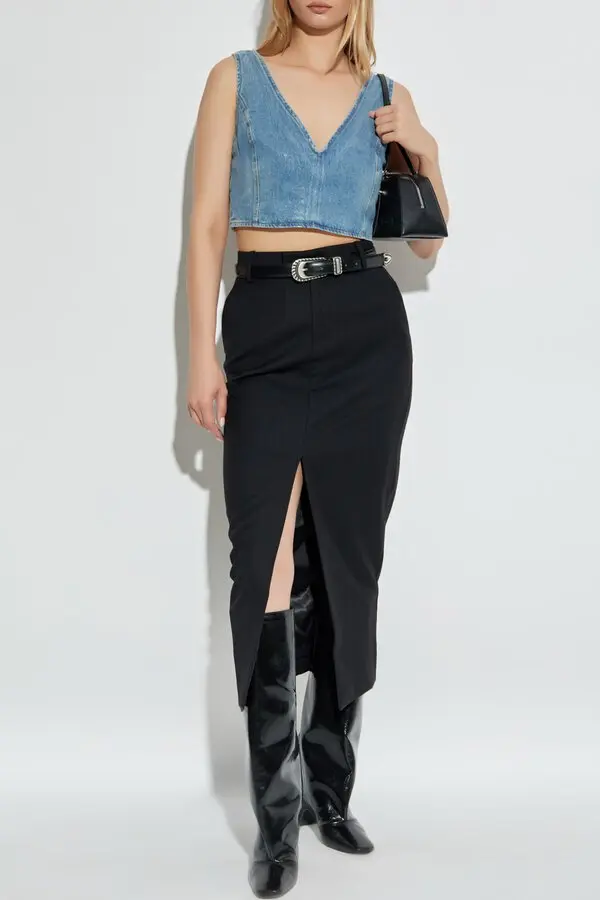 IRO PARIS Illian' Denim Top