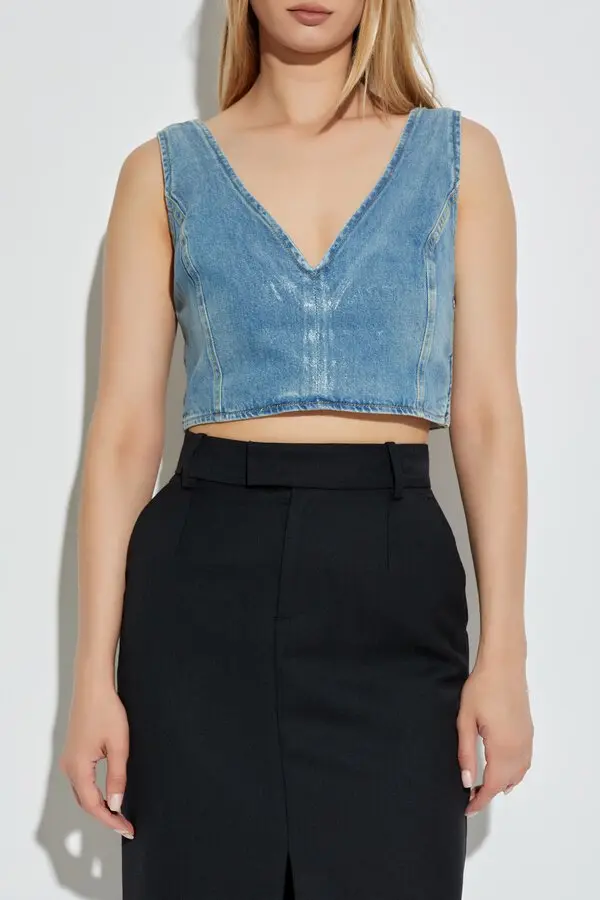 IRO PARIS Illian' Denim Top