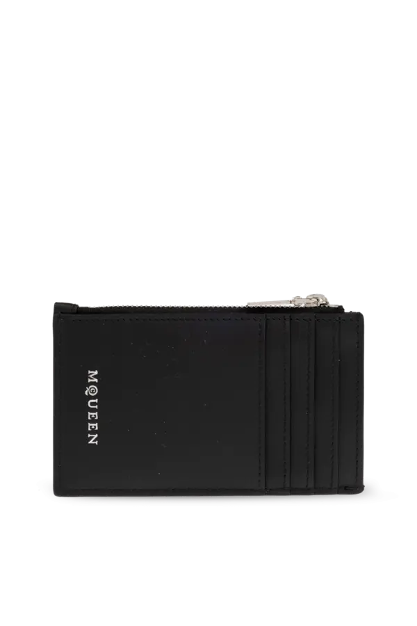 Alexander McQueen Leather Card Holder