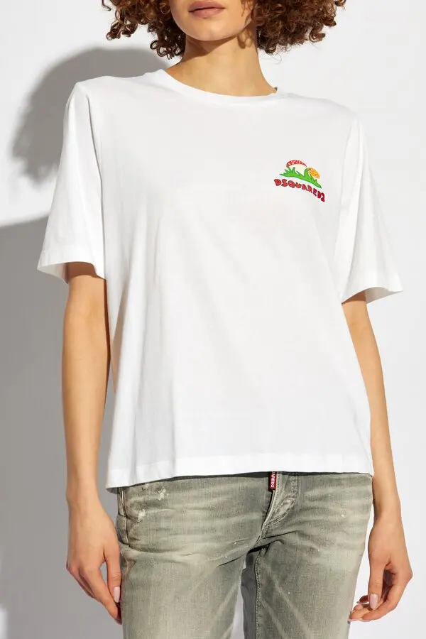 Dsquared2 Printed Crewneck T-shirt