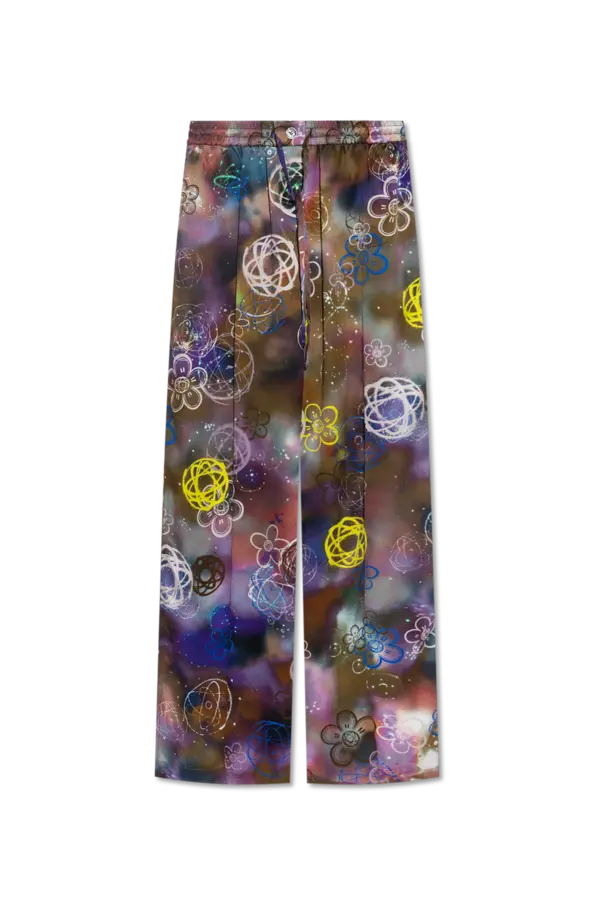 Kenzo Silk Trousers - Multicolour