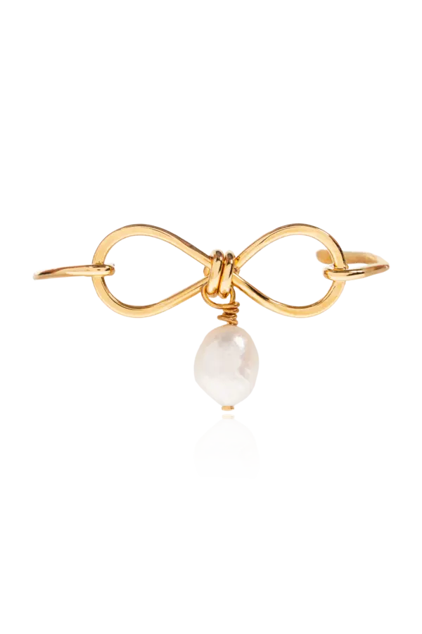 Marni Brass Bracelet With Pearl Accent