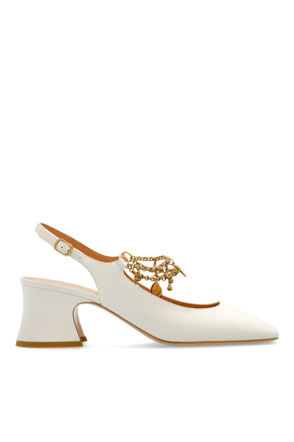Chloé Charm-embellished Heeled Slingbacks