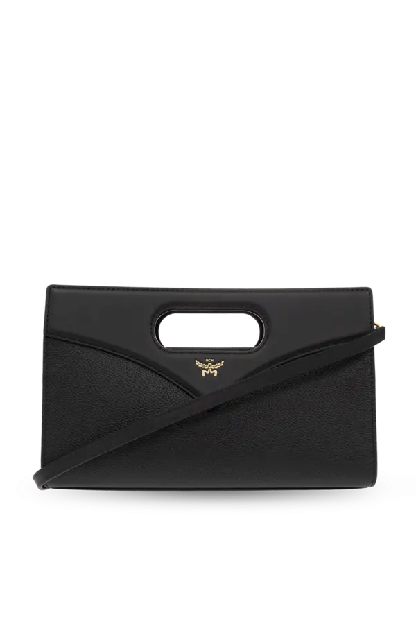 Mcm Leather Shoulder Bag - Black