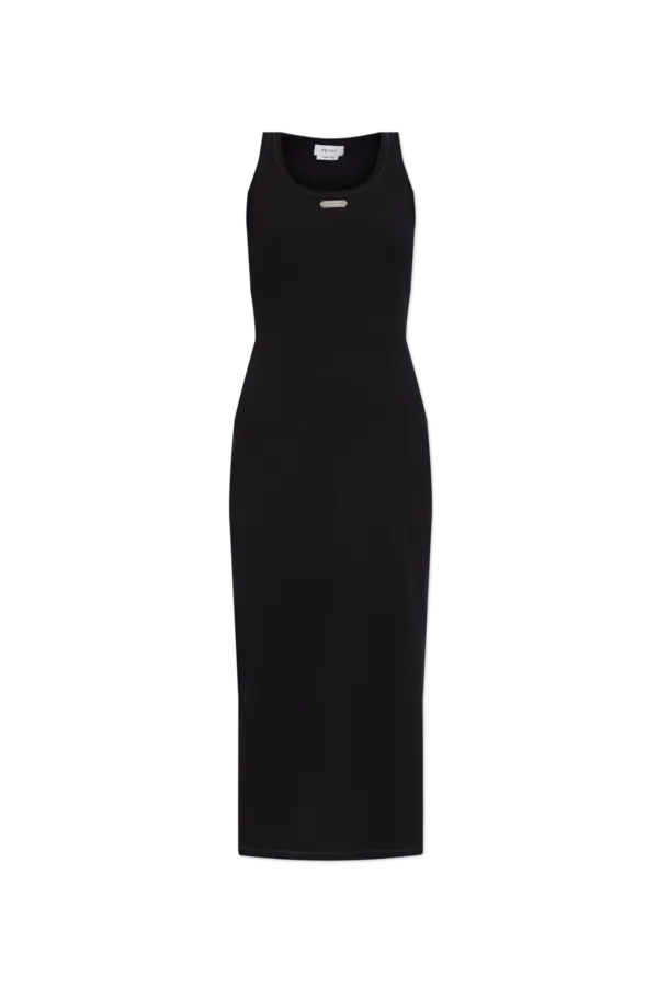Alexander McQueen Ribbed Bodycon Midi-length Dress