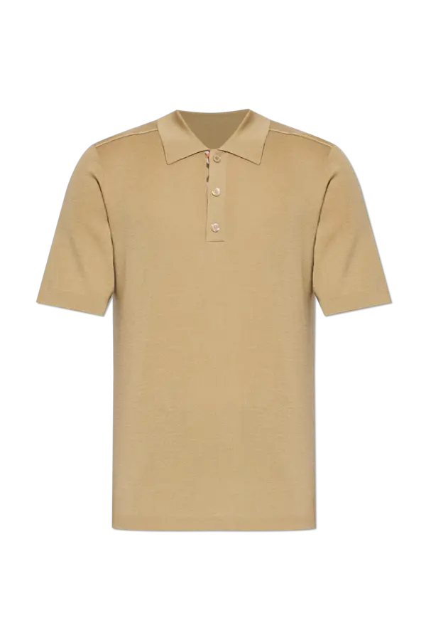 Burberry Wool Polo - Beige