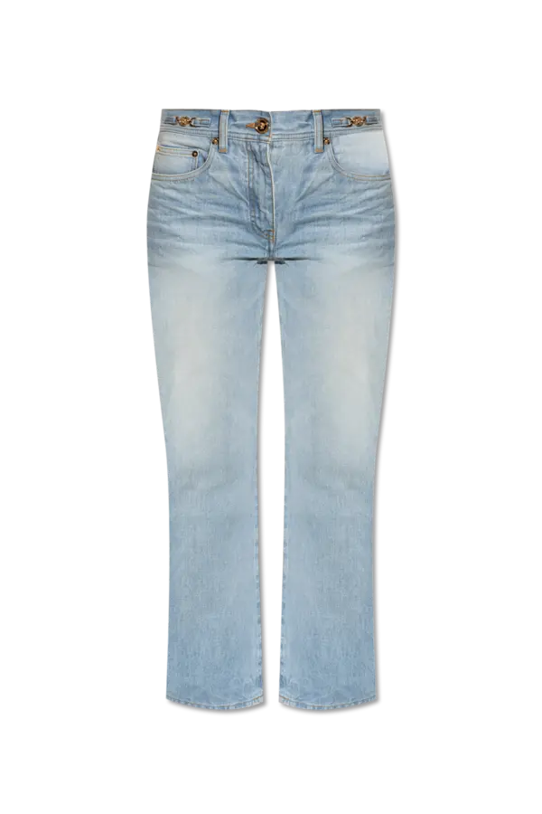 Versace Bootcut Logo Jeans