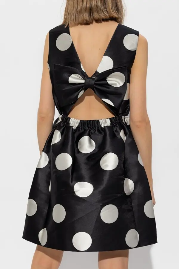 princess polly baby blue dress Kate Spade New York Polka Dot Dress In Black - 60% Off