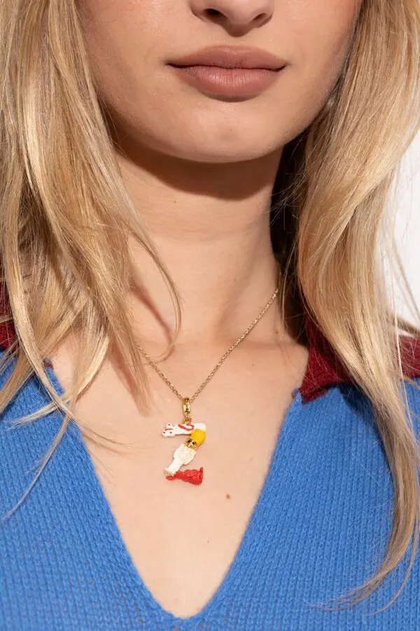 Marni Letter-shaped Pendant - Multicolour
