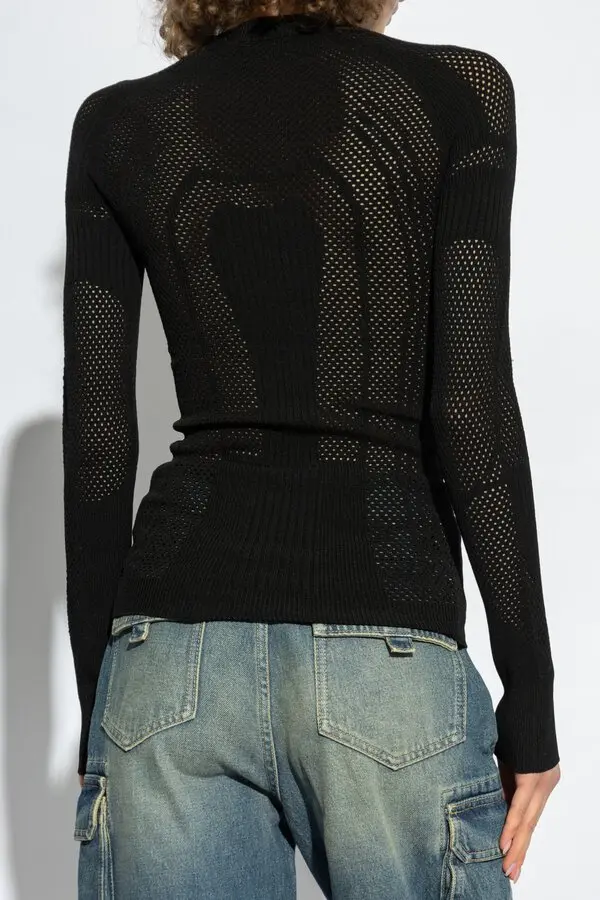 MISBHV Long-sleeve Top With Mesh Inserts