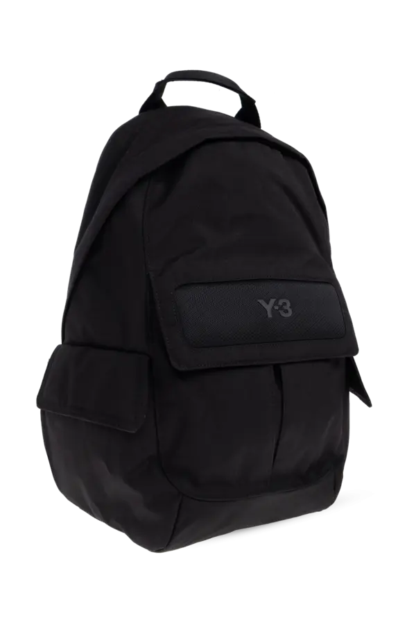 Y3 Logo Backpack - Black