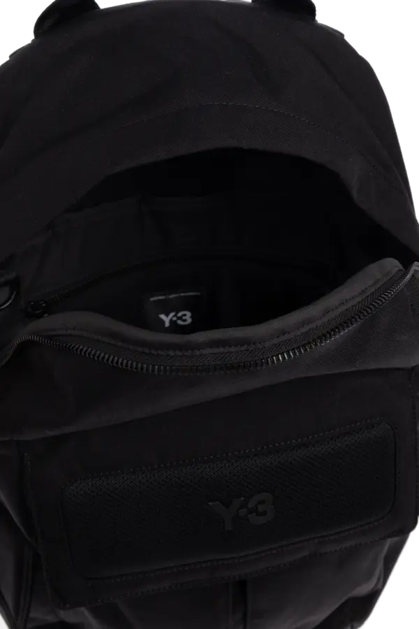 Y3 Logo Backpack - Black