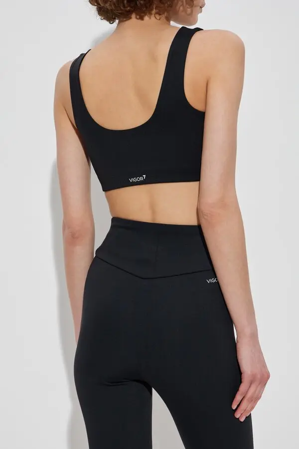 EA7 Short Training Top - Black