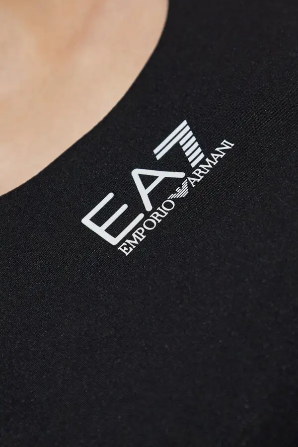 EA7 Short Training Top - Black