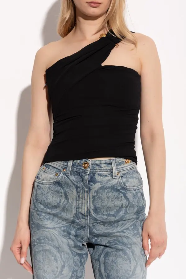 Versace One-shoulder Top