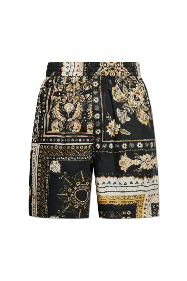 MARANT Patterned Organic Cotton Shorts