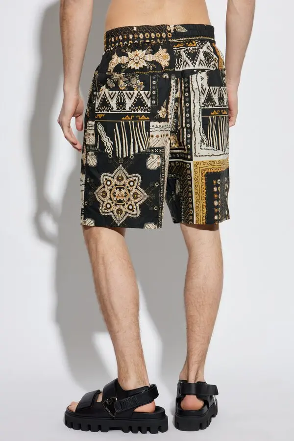 MARANT Patterned Organic Cotton Shorts