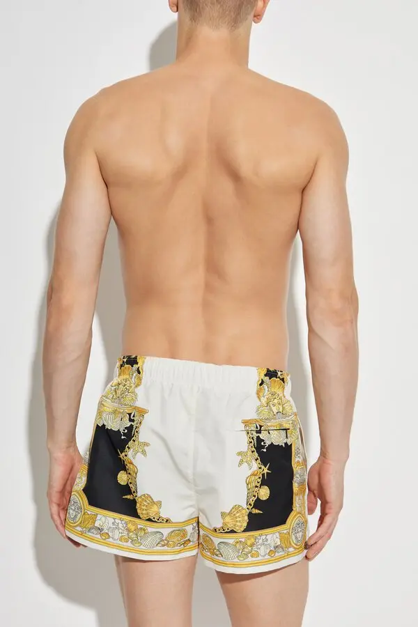 Versace Baroque Print Swim Shorts