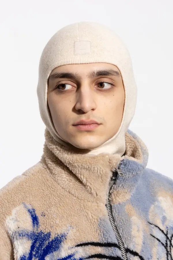 Acne Studios Wool Balaclava - Cream