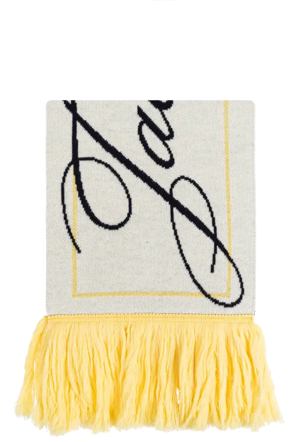 Jacquemus Wool Scarf - White