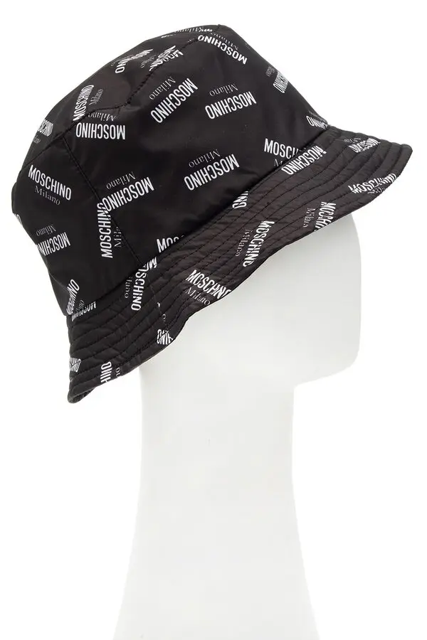 Moschino Logo Hat - Black