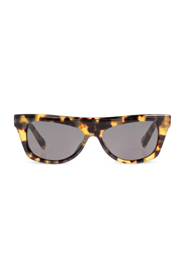 Jacquemus Rectangular Tortoiseshell Sunglasses - Brown