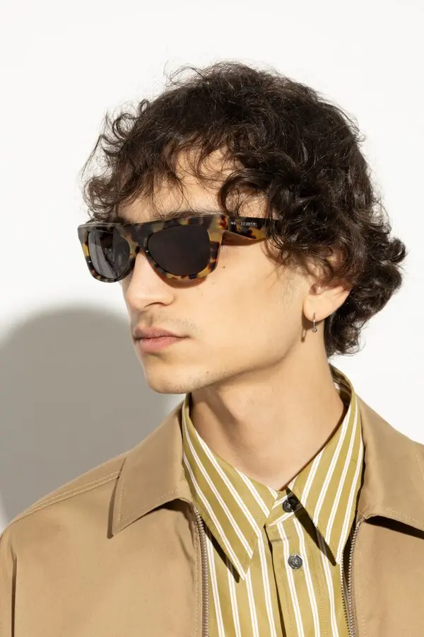 Jacquemus Rectangular Tortoiseshell Sunglasses - Brown