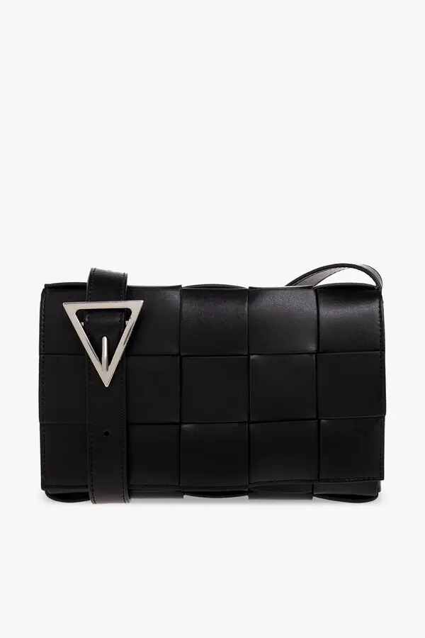 Bottega Veneta Cassette Medium Shoulder Bag - Black
